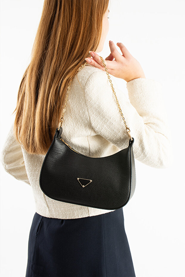 Zealous kadın siyah kolon askılı zincirli omuz çantası - Fiyatı, Yorumları