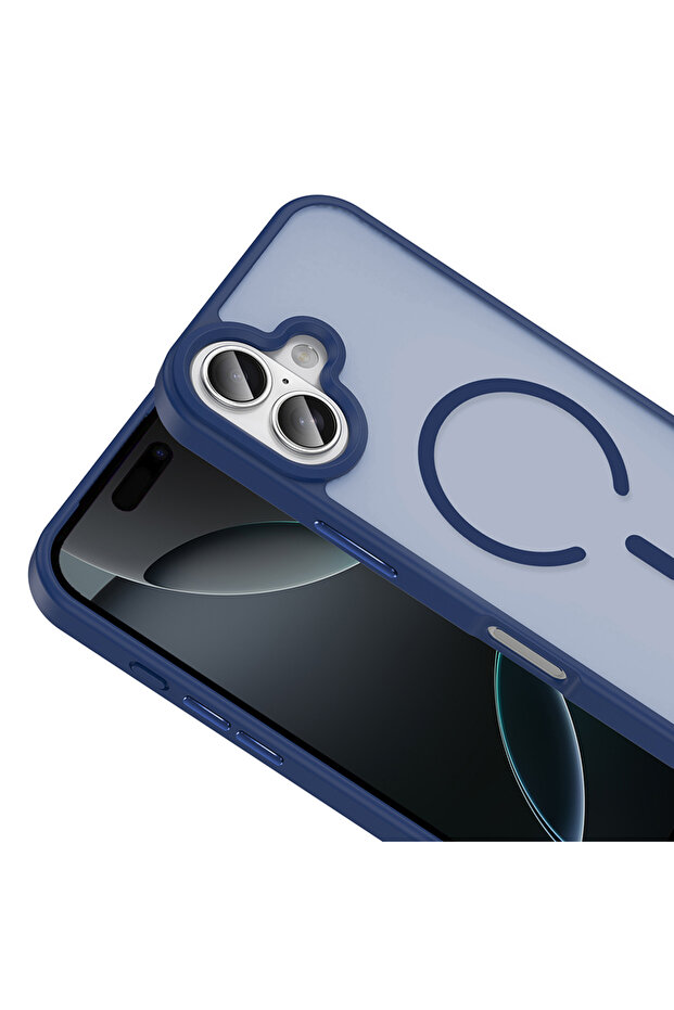 Genel Markalar Apple iPhone 17 Kılıf M-safe Şarj Özellikli Mat Arka ...