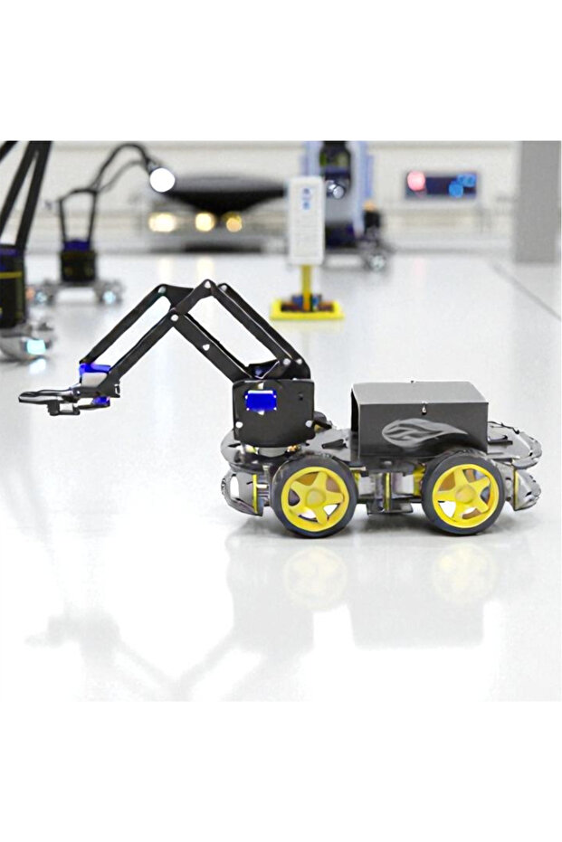 Prtp-Prototip Elektronik & Hobi Arduino ile Uyumlu 4WD Robot Kollu Full ...