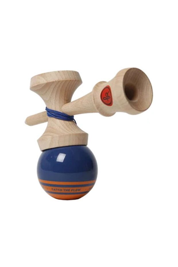 Kendama Europe Kendama Record Blue, Base cup, large cups 18.5 cm + gift ...