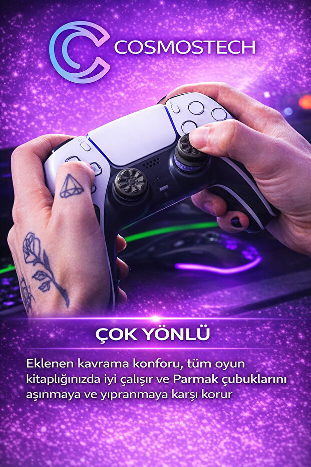 cosmostech Kontrolfreek Fps Freek Galaxy Black Ps5 / Ps4 Uyumlu Analog ...