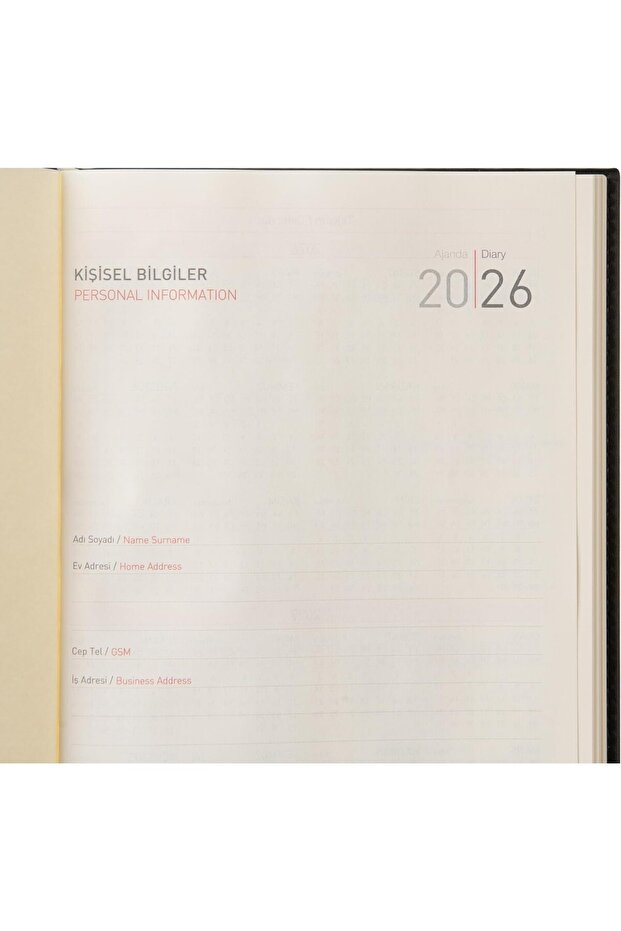 AyrStore 2026 ORGANİZER AJANDA LİLA MIKNATIS KAPAKLI,17X24 İÇ AJANDALI ...