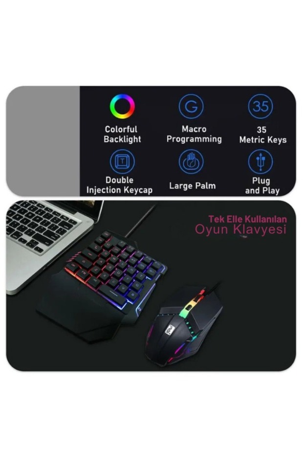 Nomker REDMAGIC 11 Pro Uyumlu 4'ü 1 Arada Mobil Oyun Seti - Klavye ...