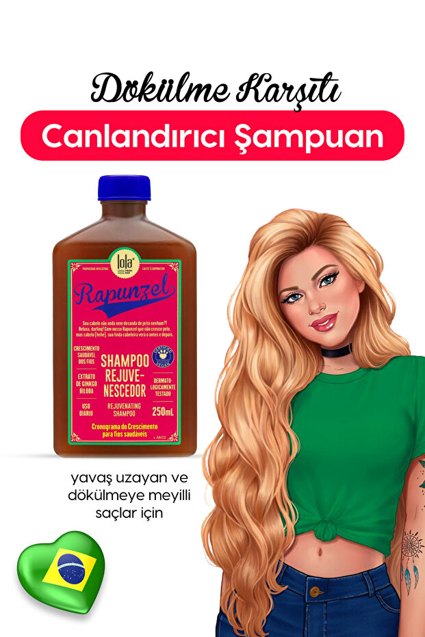 Lola From Rio Rapunzel Dökülme Karşıtı Şampuan Anti Hair Loss Shampoo ...