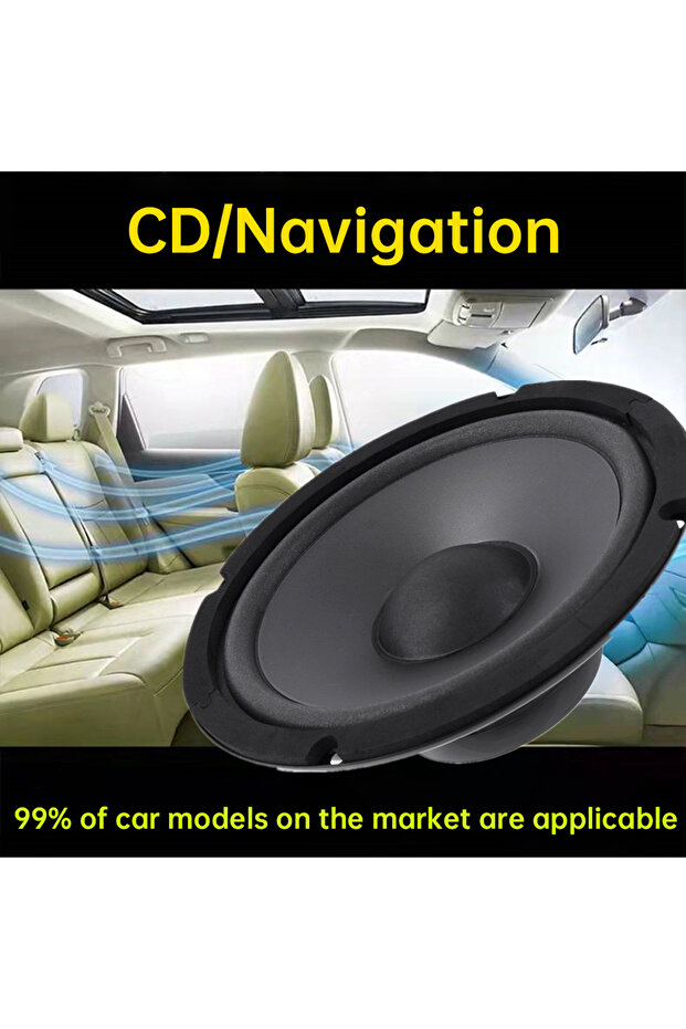 Choice 6 600W 6.5-inch/500W 5-inch/400W 4-inch car speaker sound system ...
