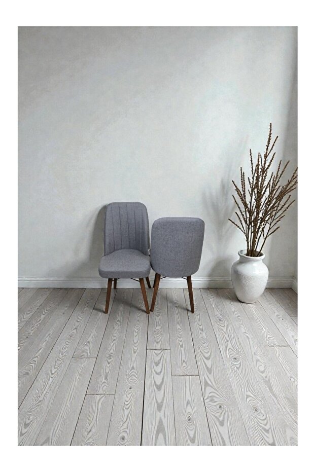 baresmu Hasa 2 Adet Sandalye – Ahşap Ayaklı, Ergonomik, Rahat Oturumlu ...