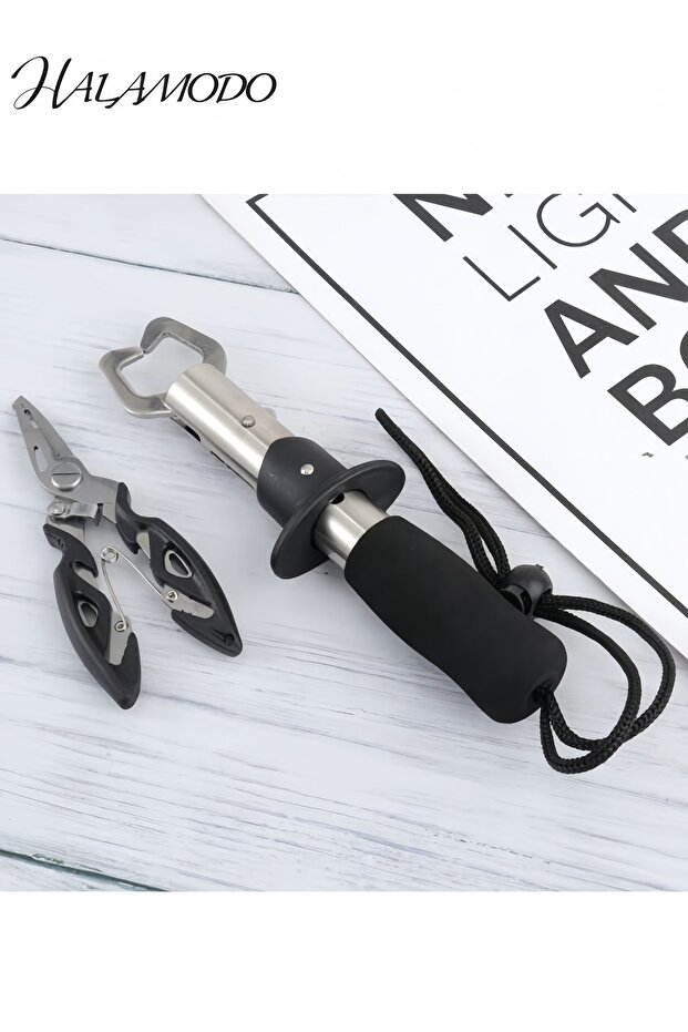 HALAMODO Fish Lip Gripper Pliers Fishing Pliers & Gripper Set Muti ...