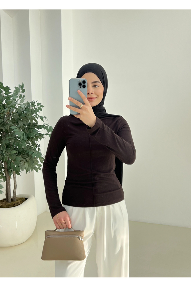 MODA AKSA KAŞMİR YÜNLÜ DİLVN BODY acıkahve - Fiyatı, Yorumları