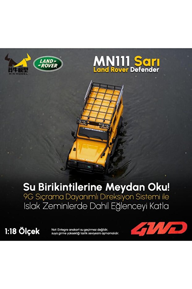 MN Model MN111 1/18 Land Rover Defender 110 4WD RC Model Rock Crawler ...