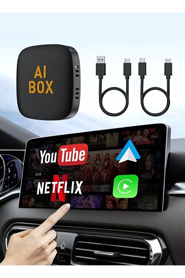 Makrystorm Wireless CarPlay Adapter Supports YouTube, AI Box CarPlay 2 ...