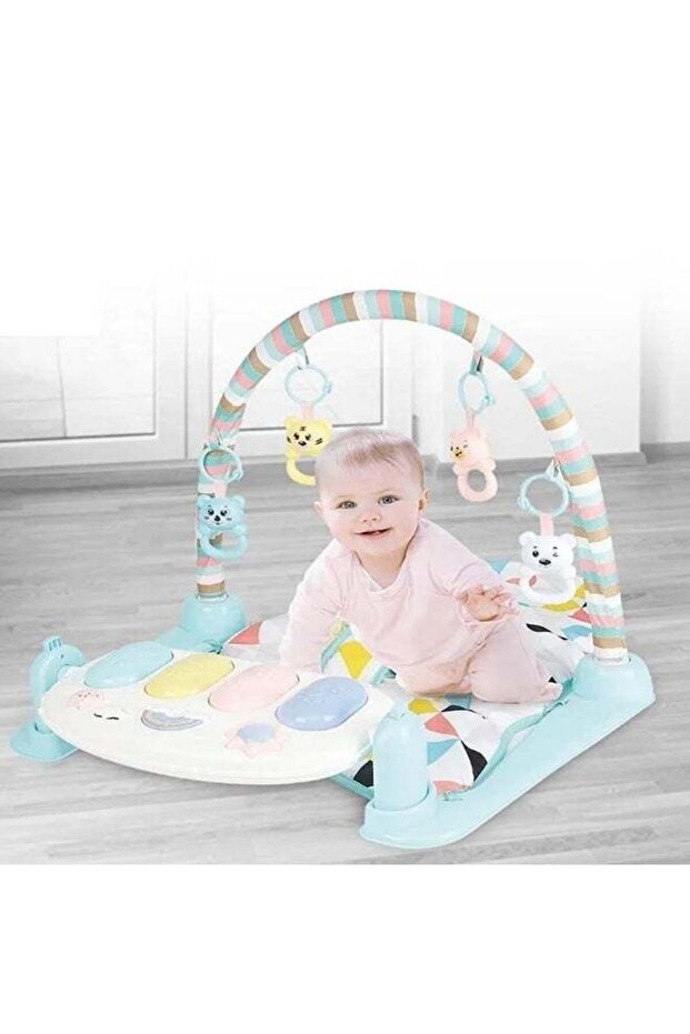 Türkiye Infant Rocker Chair with Musical Piano Keys & Toy Bar- Trendyol