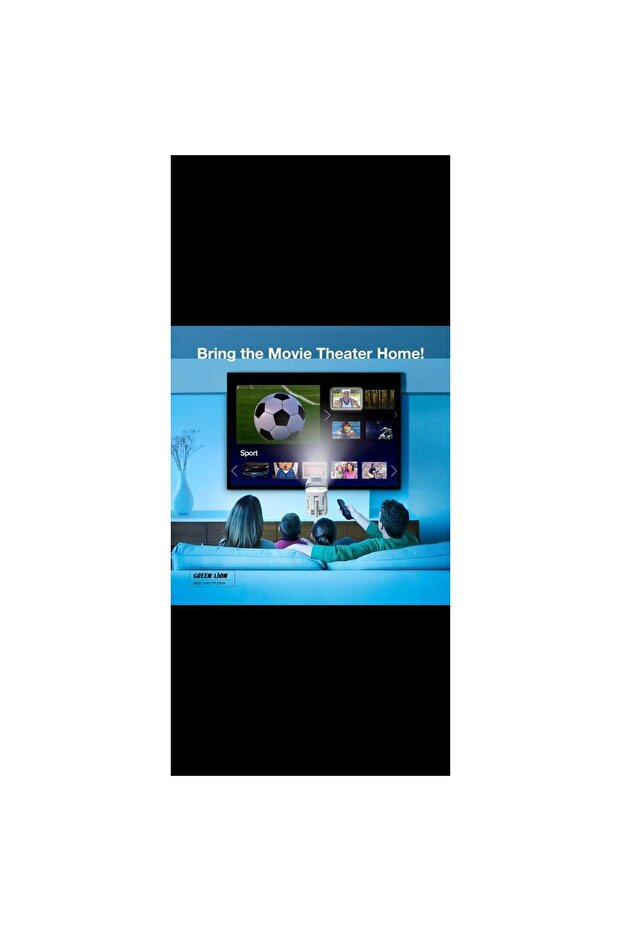 Green Lion Pluto 4K Portable Projector | 250 ANSI Lumens, WiFi ...