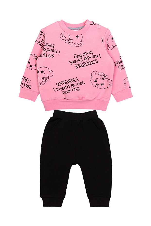 MODJEANS Set de imbracaminte pentru fetite MODJEANS, 2 piese, imprimeu ...