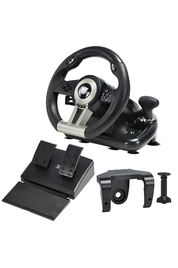 ASA A600 Racing Wheel - 7-in-1 Gaming Steering Wheel with Pedals & Gear ...