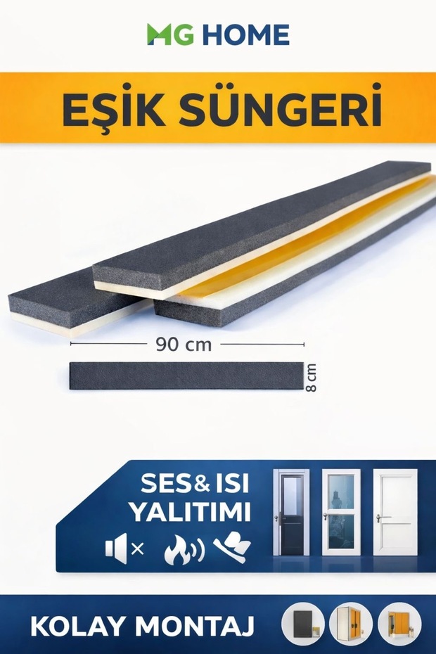 Venon 1 Sponge under the Door 🚪 Adhesive Foam under Door Draft Stopper ...