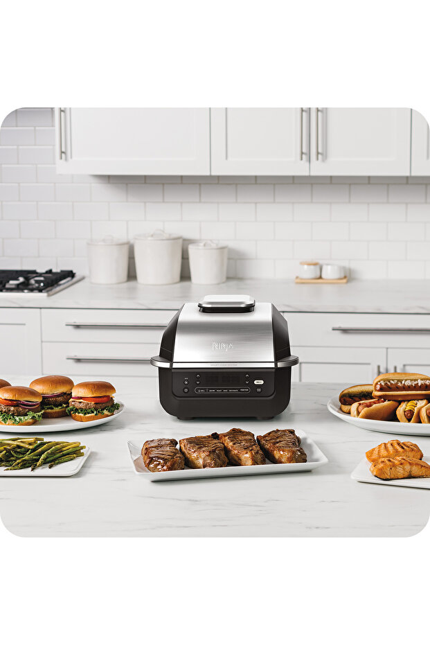 NINJA INDOOR electric grill and AIRFRYER Foodi AirGrill EG351, 40°- 265 ...