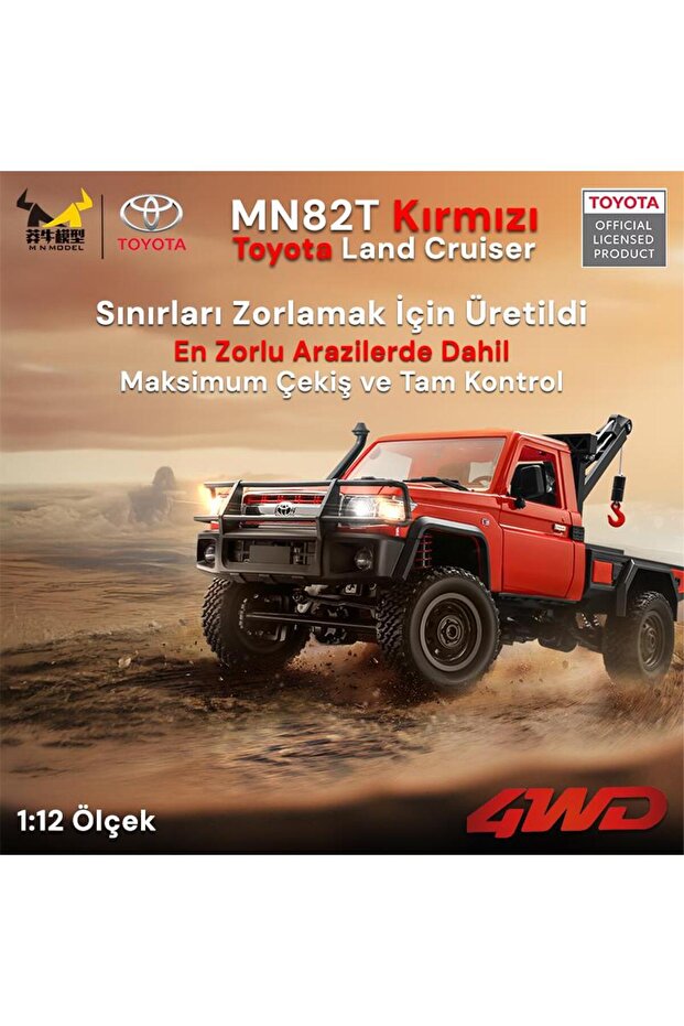 MN Model MN82T 1/12 Toyota Land Cruiser LC79 4WD RC Model Crawler ...