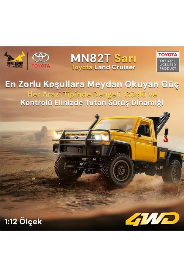 MN Model MN82T 1/12 Toyota Land Cruiser LC79 4WD RC Model Crawler ...