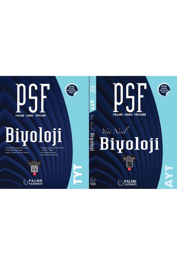 Palme Yayınevi PALME TYT PSF SORU FÖYLERİ - AYT PSF SORU FÖYLERİ ...