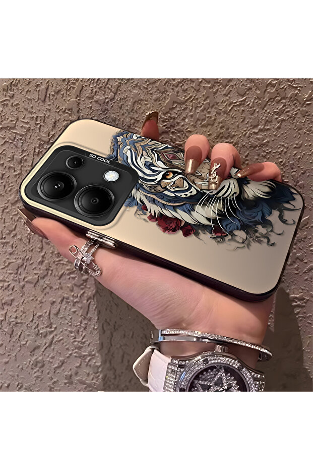 Hontinga Xiaomi Redmi Note 14S Uyumlu Kılıfı Sert kabuk Anti Düşme ...