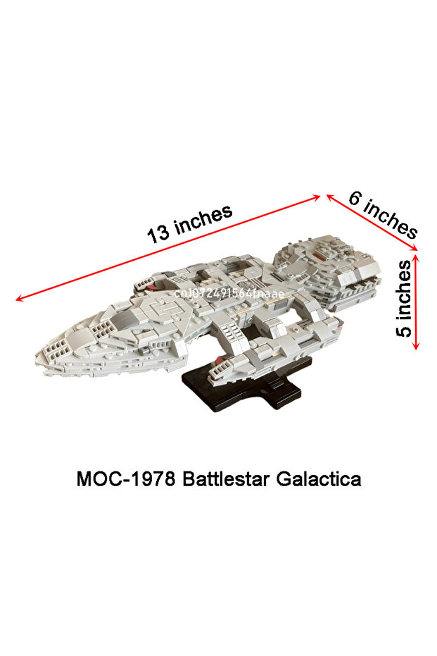 Choice PDF Guide QR Code 649PCS Parts MOC the Original 1978 Battlestar ...