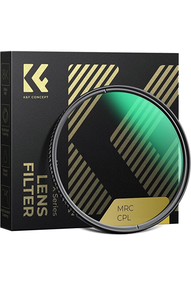 K&F CONCEPT 82MM Circular Polarizer Filter HD 28 Layer Super Slim Multi ...