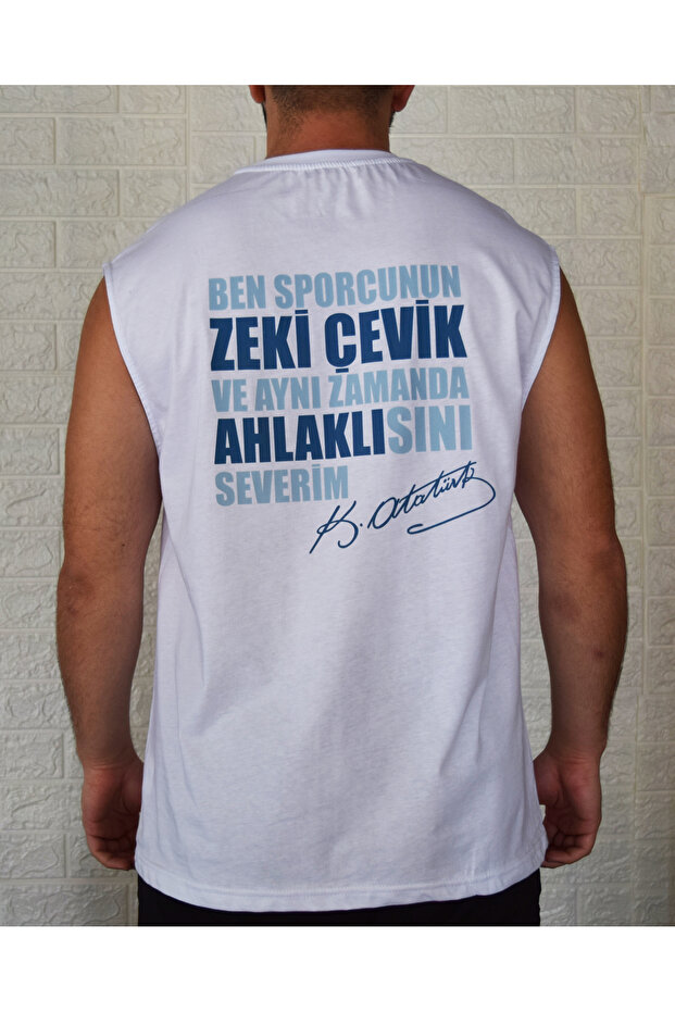 QTshirts Erkek beyaz spor tshirt 1919 - Fiyatı, Yorumları