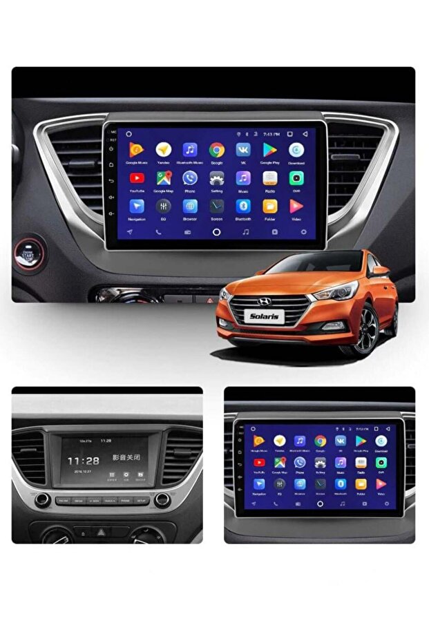 X-All Hyundai Accent 2019-2020 screen, TS18 processor, 4GB RAM, 32GB ...