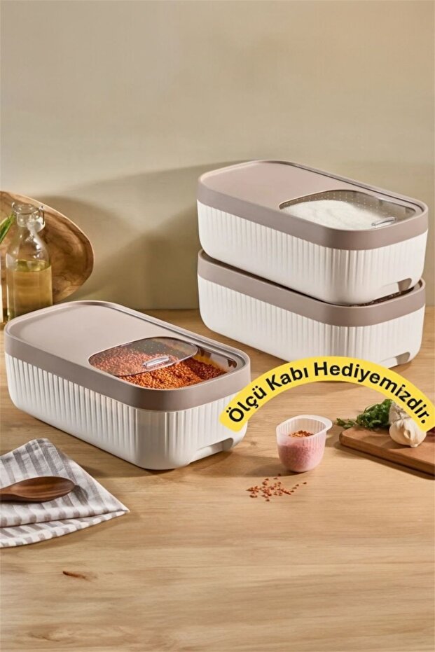 Bayev Apex 7.5 Lt Multi-Purpose Grain Food Legume Dry Food Box Wheeled ...