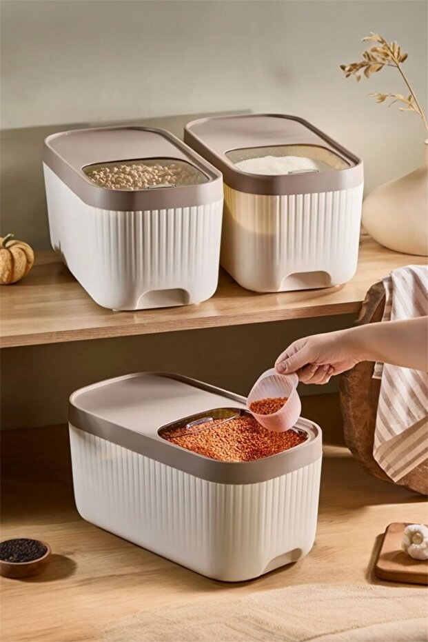 Bayev Apex 7.5 Lt Multi-Purpose Grain Food Legume Dry Food Box Wheeled ...