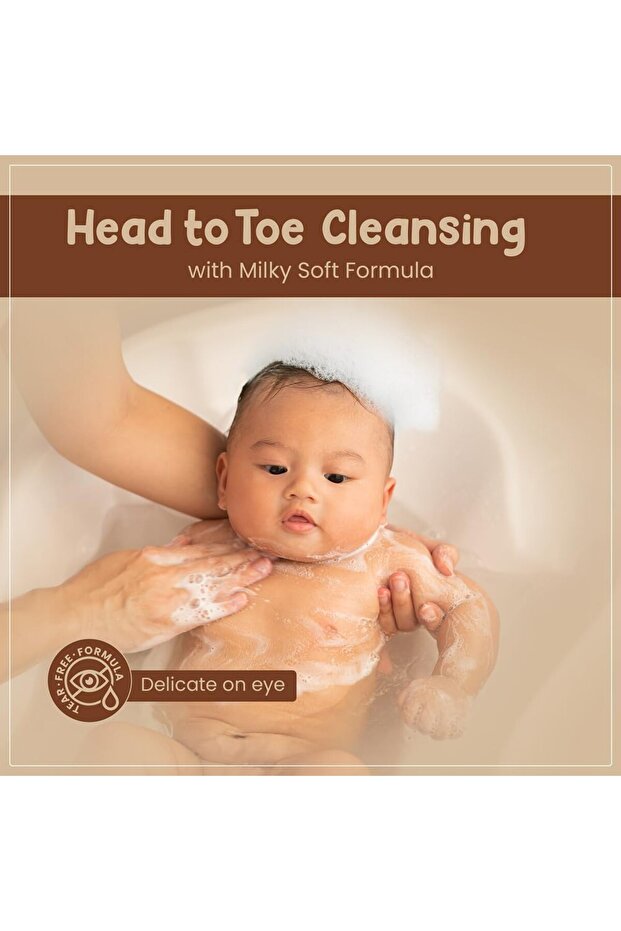 Mother Sparsh Milky Soft Head to Toe Baby Wash-400ml with Milk Protein ...