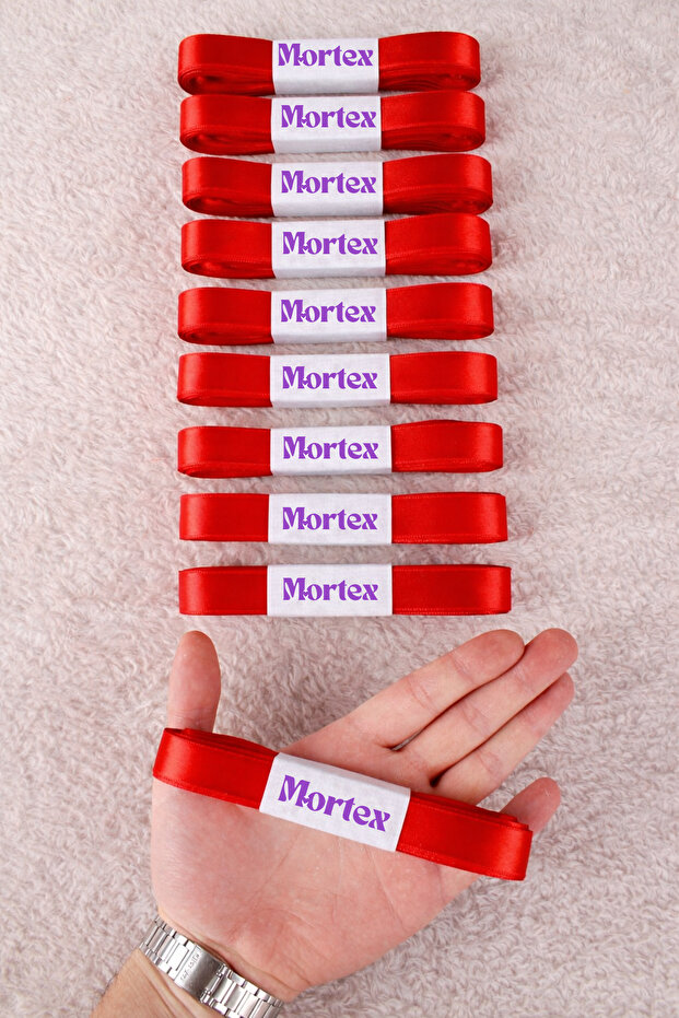 Mortex Κόκκινη Σατέν Κορδέλα 2 εκ. 10μτ - Μποχά, Γάμος, Αρραβώνας ...