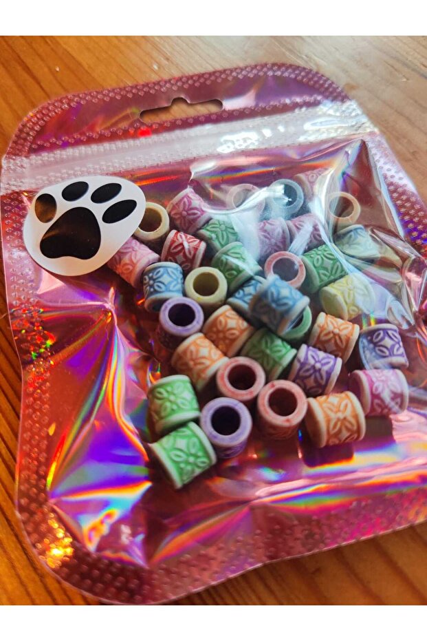 LOOL PREMİUM köpek rasta boncuğu köpek saç boncuğu - Fiyatı, Yorumları