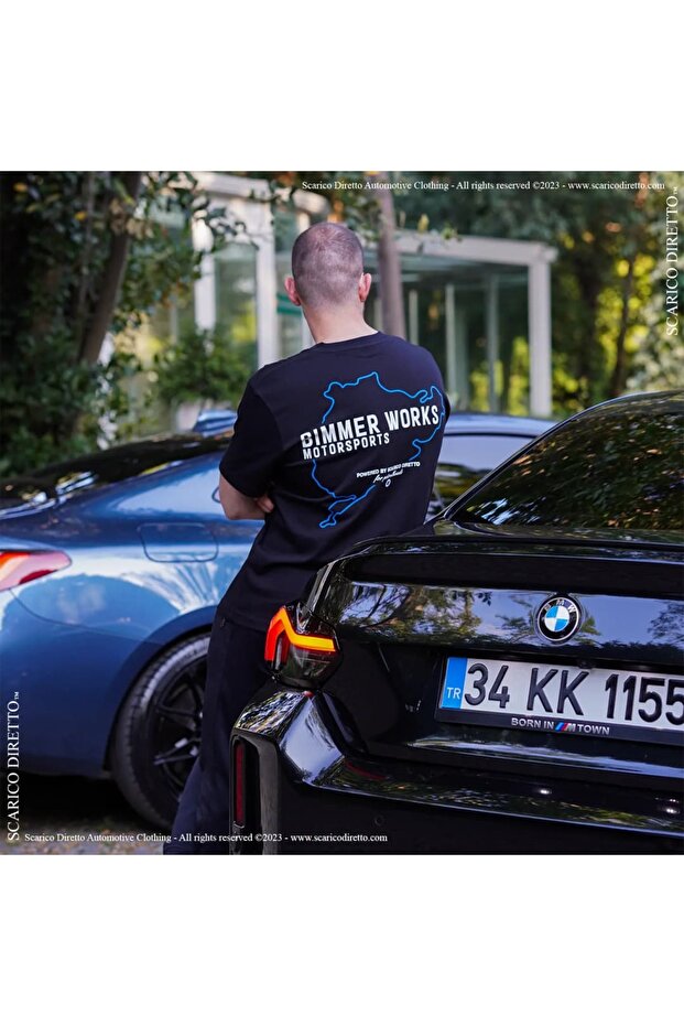 Scarico Diretto Nürburgring Oversize T-Shirt %100 Pamuk Motorsport Stil ...