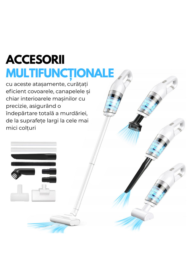 easyCTRL 2-in-1 Cordless Vacuum Cleaner, Vertical and Handheld, 2000mAh ...