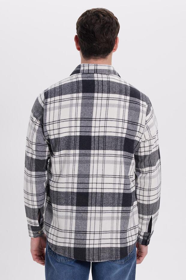 Tudors Ανδρικό πουκάμισο ξυλοκόπος με κανονική εφαρμογή, χειμερινό καρό ...