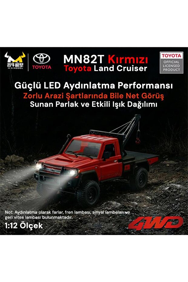 MN Model MN82T 1/12 Toyota Land Cruiser LC79 4WD RC Model Crawler ...