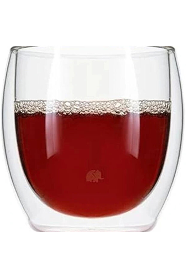 AyrStore Jumbo Glory Double Wall Çift Cidarlı 2'li Oval Bardak 250 ml ...