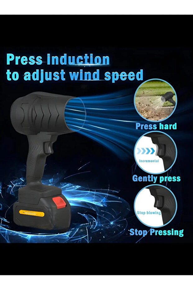 Generic Portable and lightweight cordless air blower with a 21V battery ...