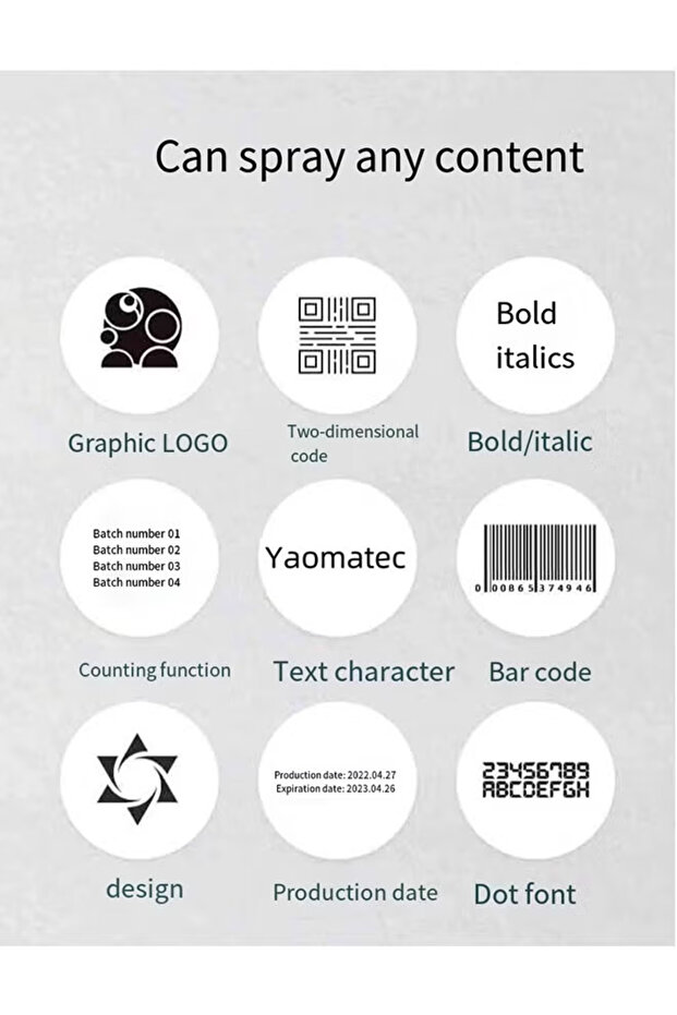 GE Smart Handheld Inkjet Printer for Date and Batch Coding,Handheld ...
