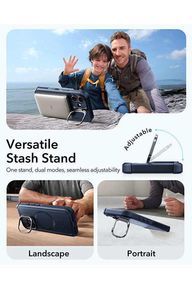 ESR iPhone 17 Compatible Cyber Tough Magnetic Case (with Camera Control ...