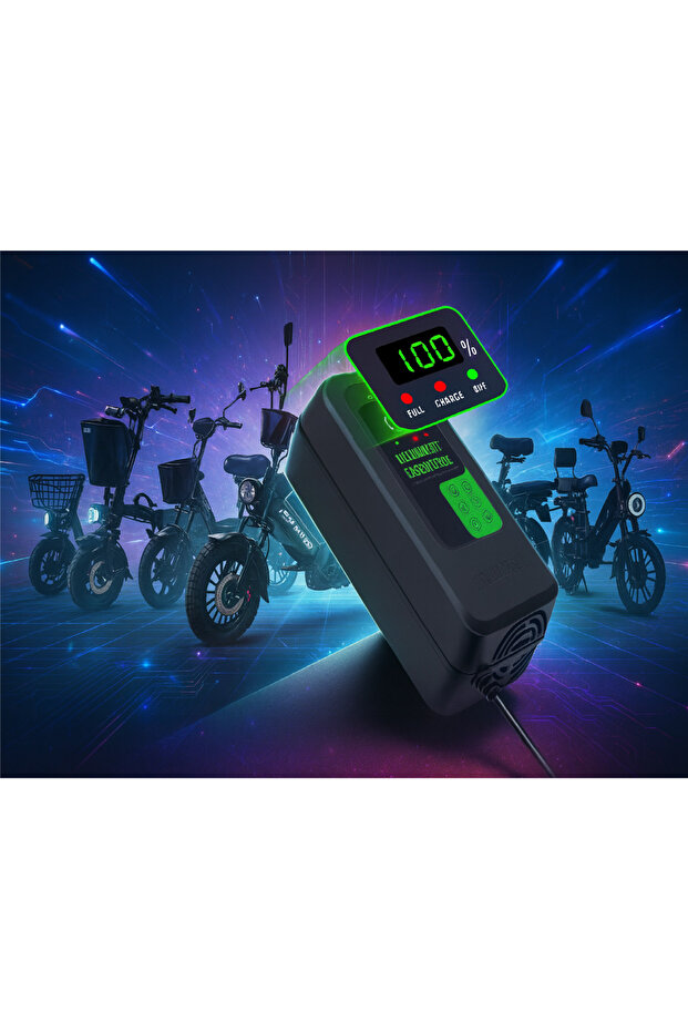 Squirrel Digital 72V 3A Electric Bike Charger, Fast Digital Lithium Battery Charger * Electric ...