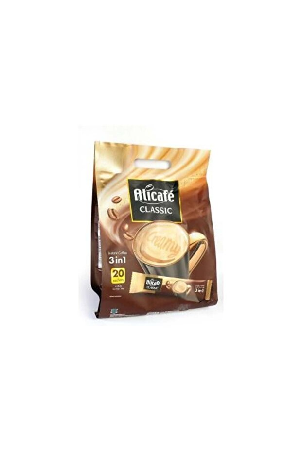 Classics Ali Cafe 3 in 1 Instant Coffee Classic 20 Sachets- Trendyol