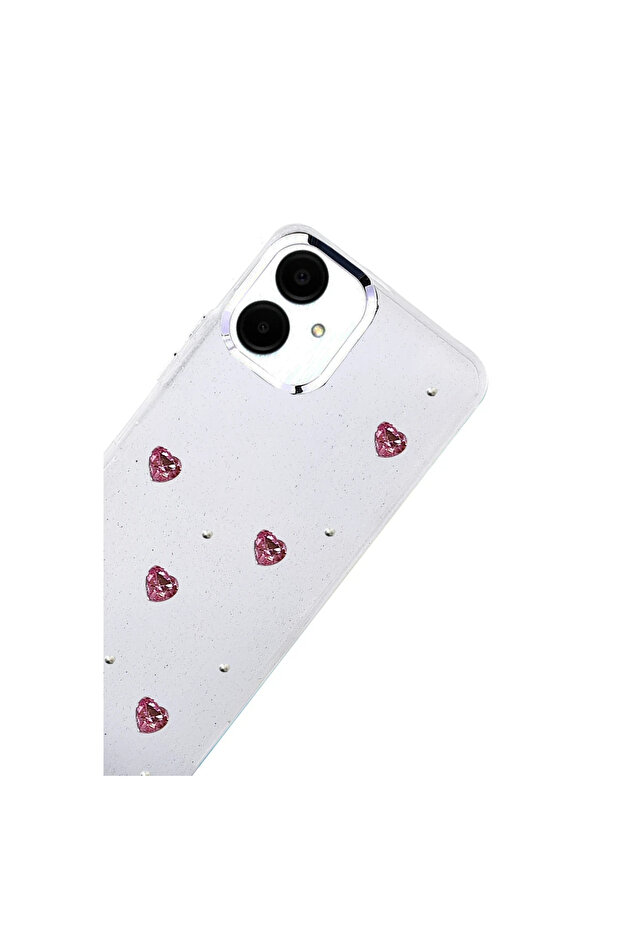 UnDePlus Samsung Galaxy A07 4g Case Transparent with Embossed Shiny ...