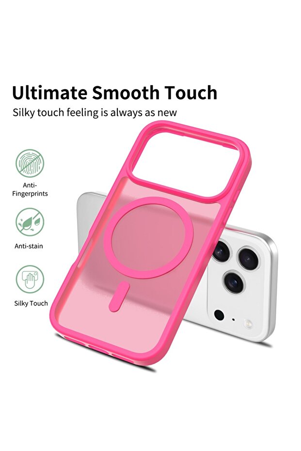 Nezih Case Apple iPhone 17 Pro Uyumlu Magsafe Sarj Destekli Mat Şık ...