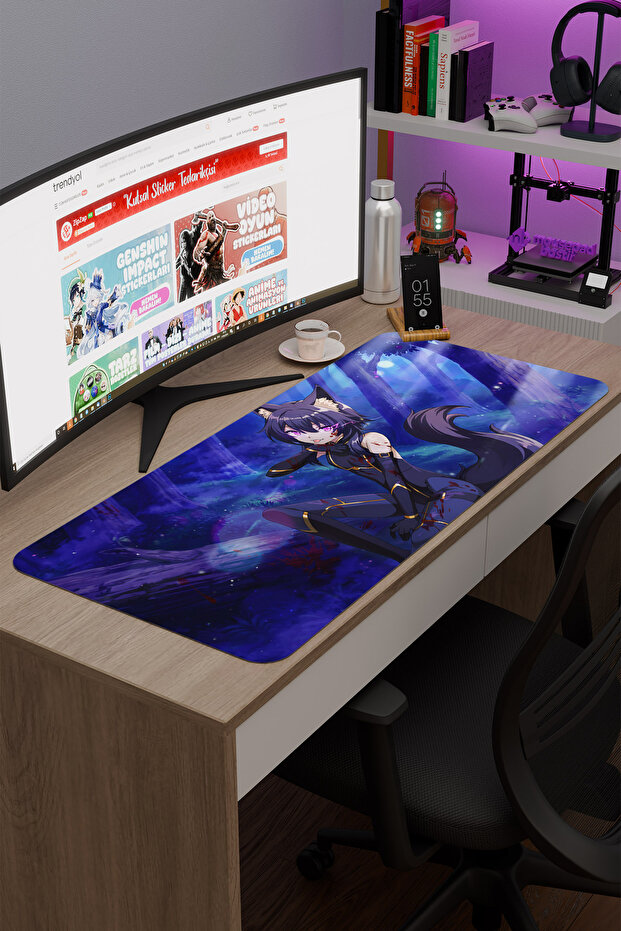 mousepad bastir The Eminence in Shadow Anime V5 - 90x40 XXL Gaming ...