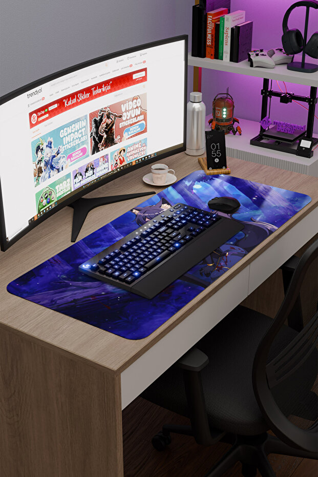 mousepad bastir The Eminence in Shadow Anime V5 - 90x40 XXL Gaming ...