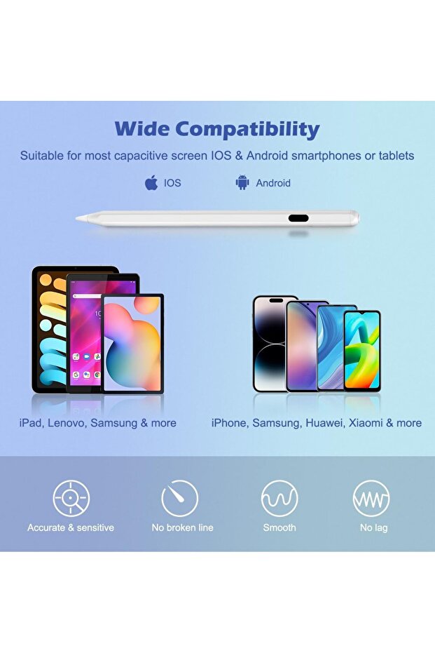 m.tk moveteck Touch Digital Pen Compatible with All Devices Tablet ...