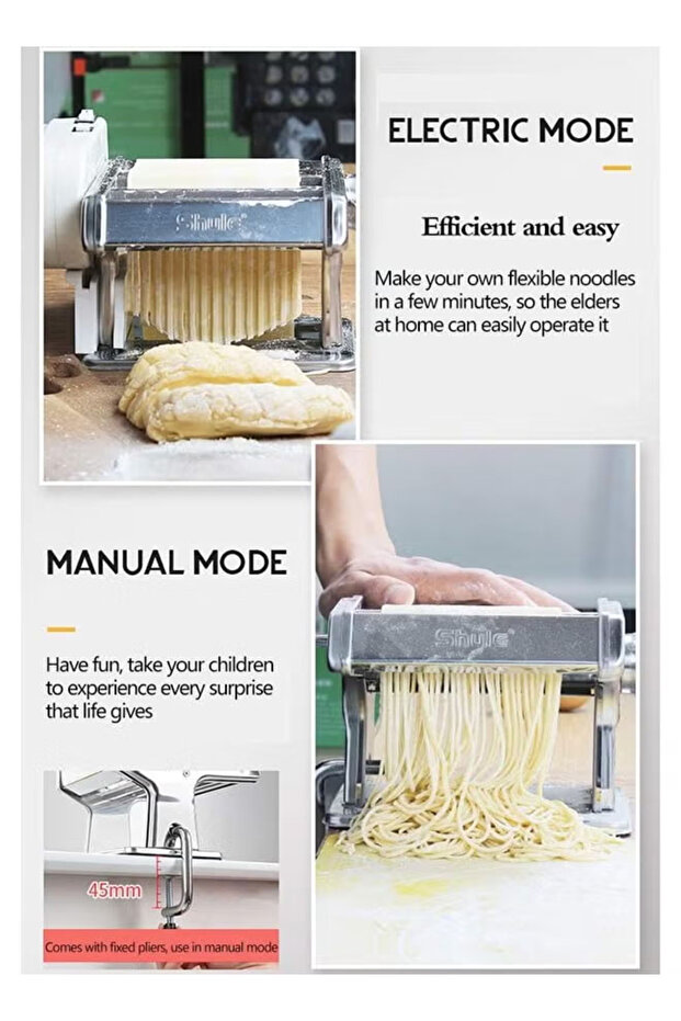 Cady One ماكينة صنع نودلز كهربائية منزلية اوتوماتيكية من الستانلس ستيل ...