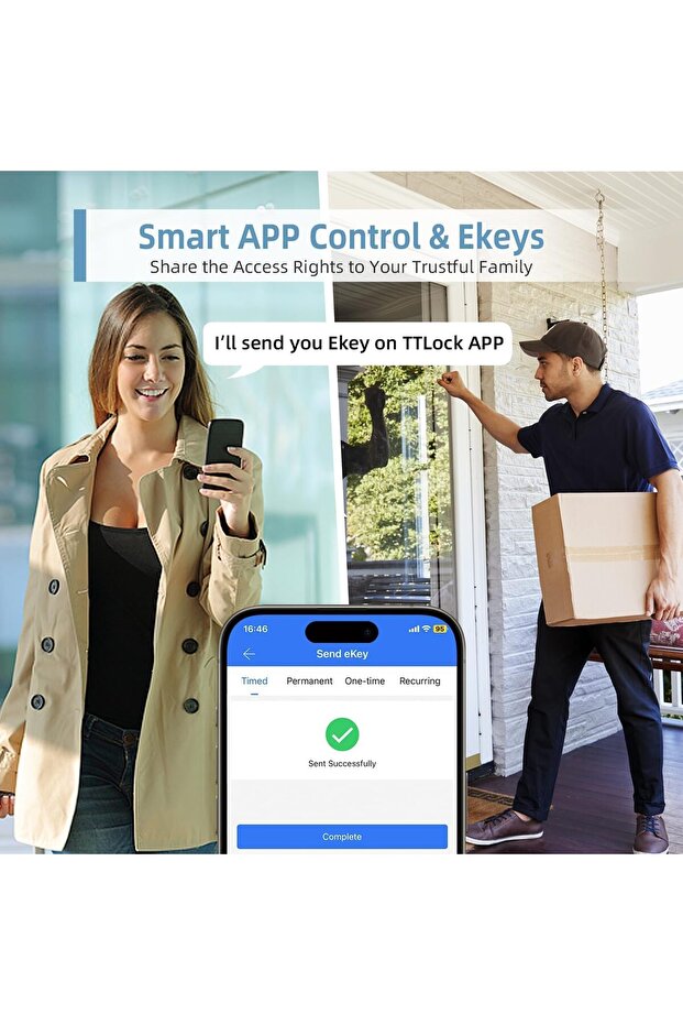 RAZUVIOUS Smart Lock, TT Lock WiFi Version, No Hub Required ...